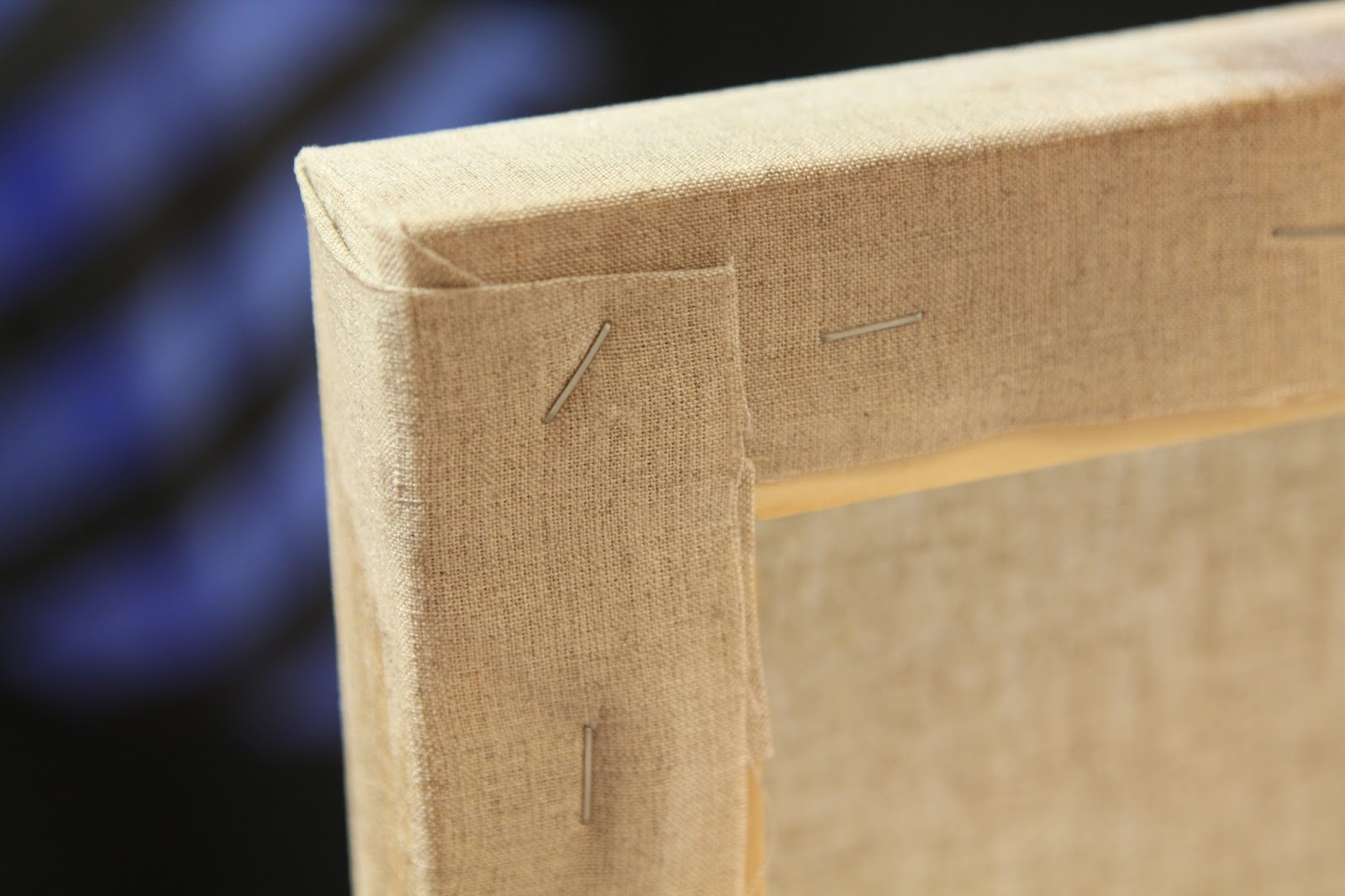 Anna Rose Bain's Art Blog: Preparing a Linen Canvas: How To